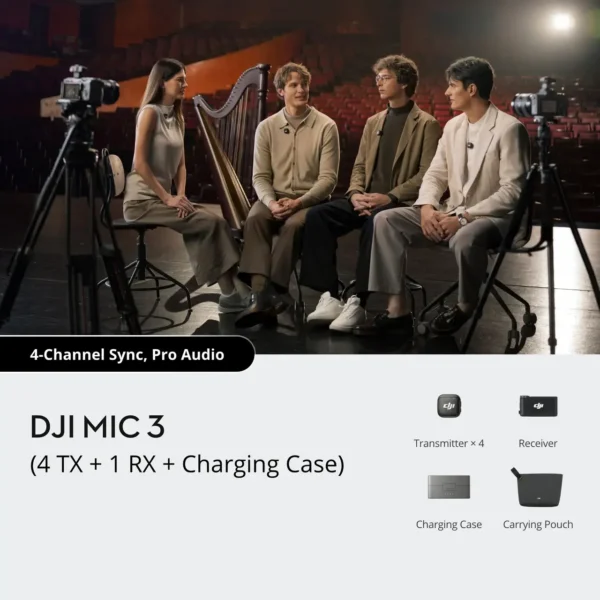The New Advanced DJI MIC 3 • SPECS • DJI Kenya